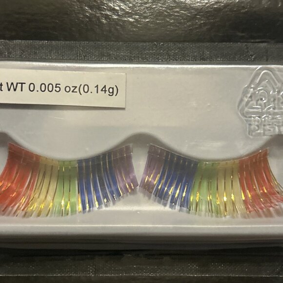 Totally Ghoul | Makeup | Fake Eyelashes Rainbow Gold Goth Costume Emo ...